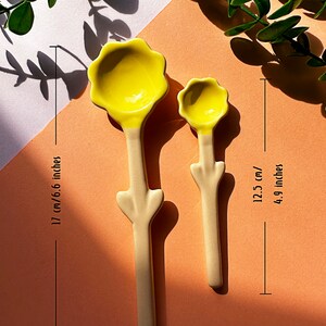 Cottagecore Aesthetic Tea Gift Set, Cute Ceramic Flower Spoons Cat ...