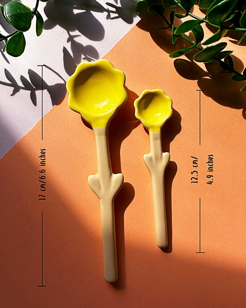 Cottagecore Aesthetic Tea Gift Set, Cute Ceramic Flower Spoons Cat ...
