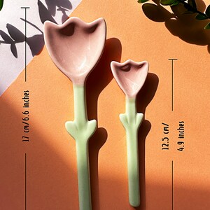 Cottagecore Aesthetic Tea Gift Set, Cute Ceramic Flower Spoons Cat ...