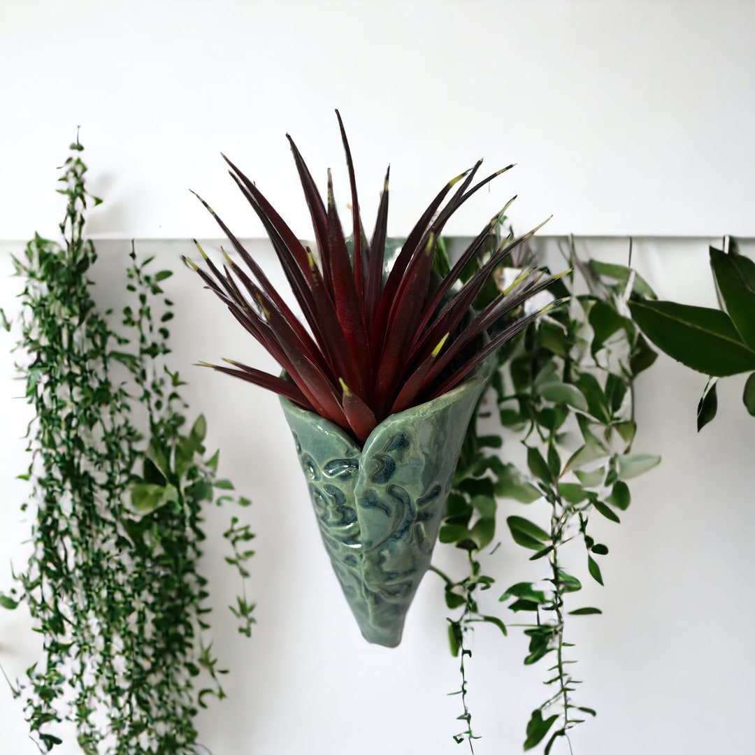 Ceramic Hanging Wall Planter - Etsy