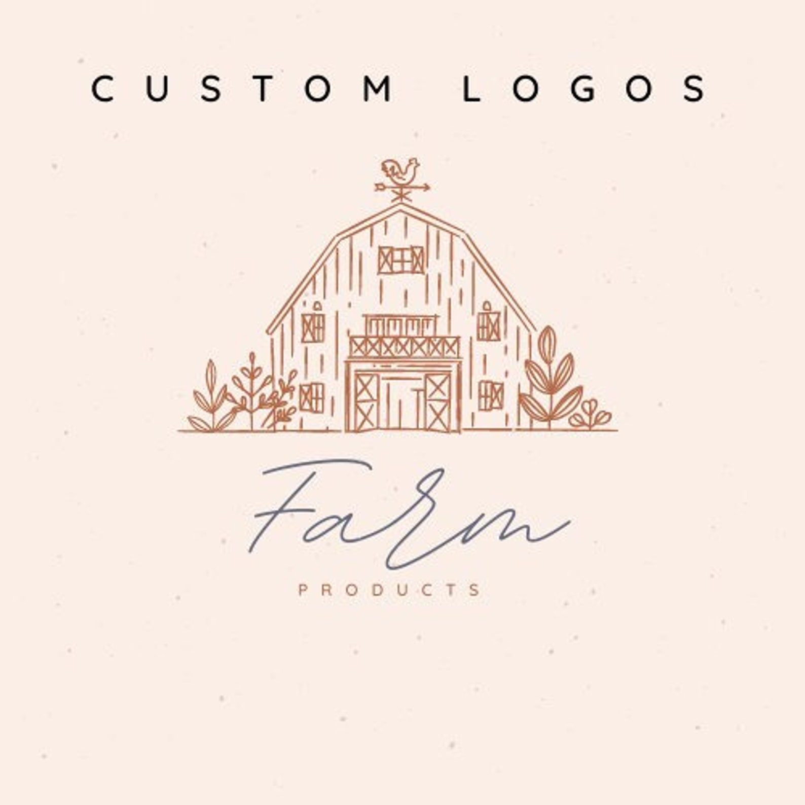 Custom Logo Design Custom Farm Logo Farm Branding Homestead - Etsy