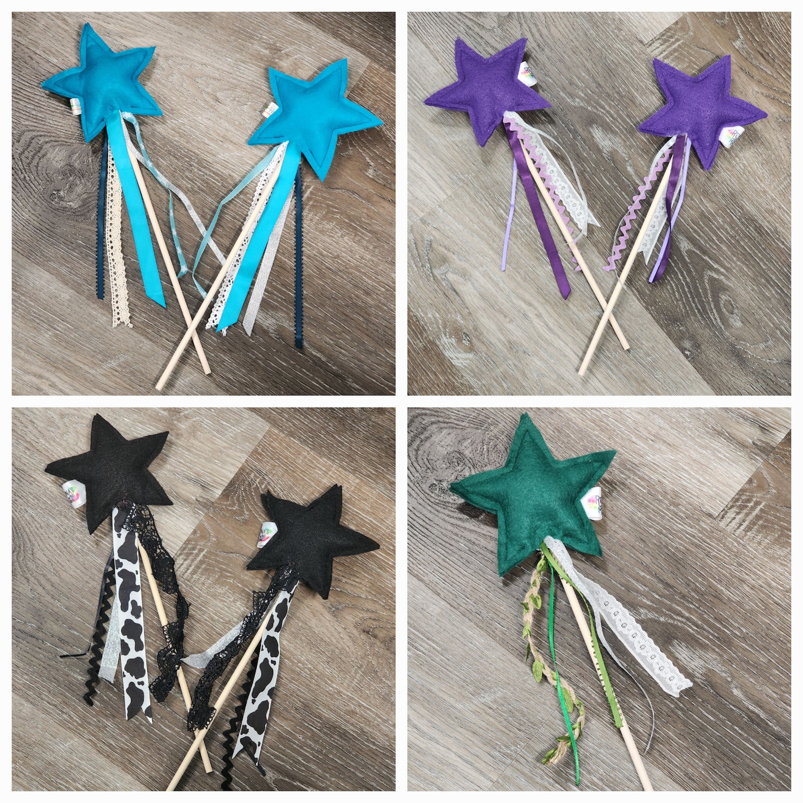 Custom Star Wands for Imaginary Play - Fairy Princess or Wizard Prince ...