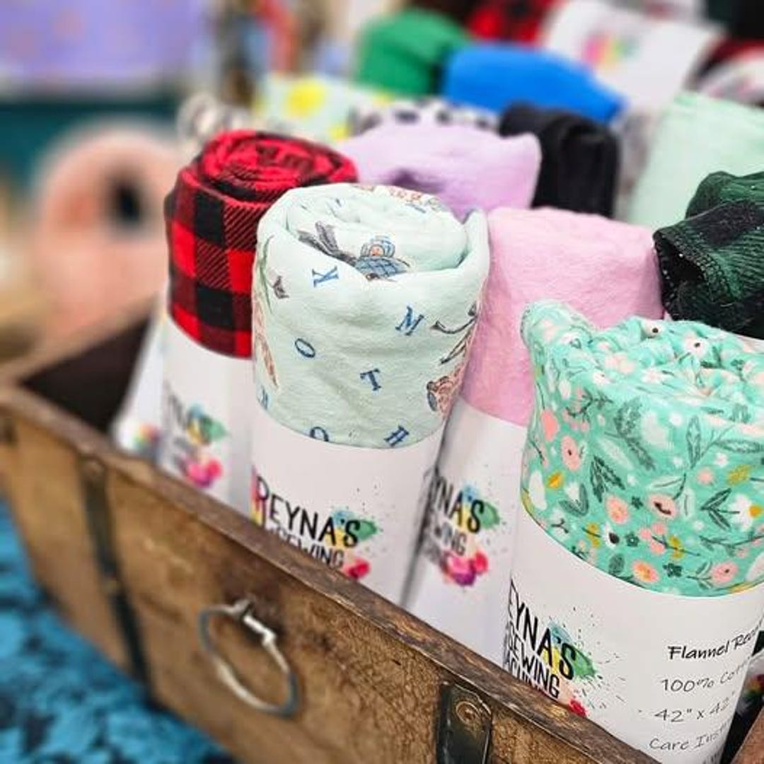 Soft Flannel Receiving Blanket | Baby Swaddle | Baby Shower Gift ...