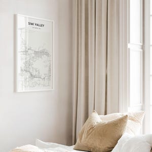 Simi Valley Map Poster, Simi Valley Map Print, Simi Valley Travel Wall ...