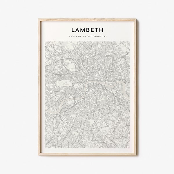 Map of England - Etsy