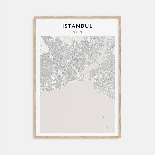 Istanbul Map Print - Etsy