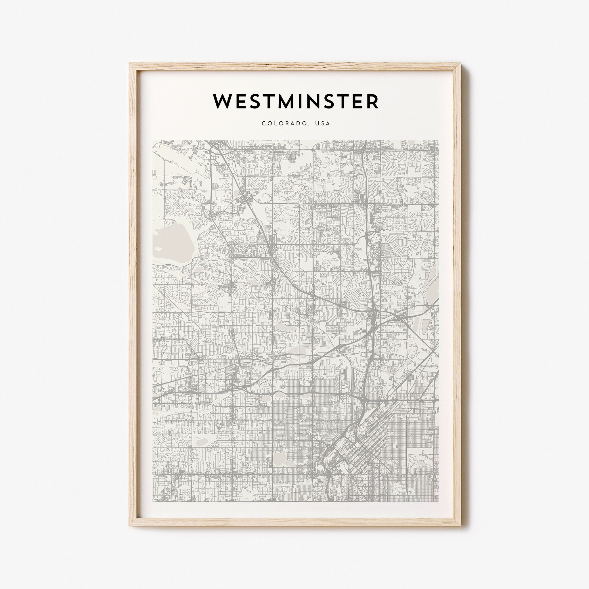 Westminster Map Poster Westminster Map Print Westminster - Etsy