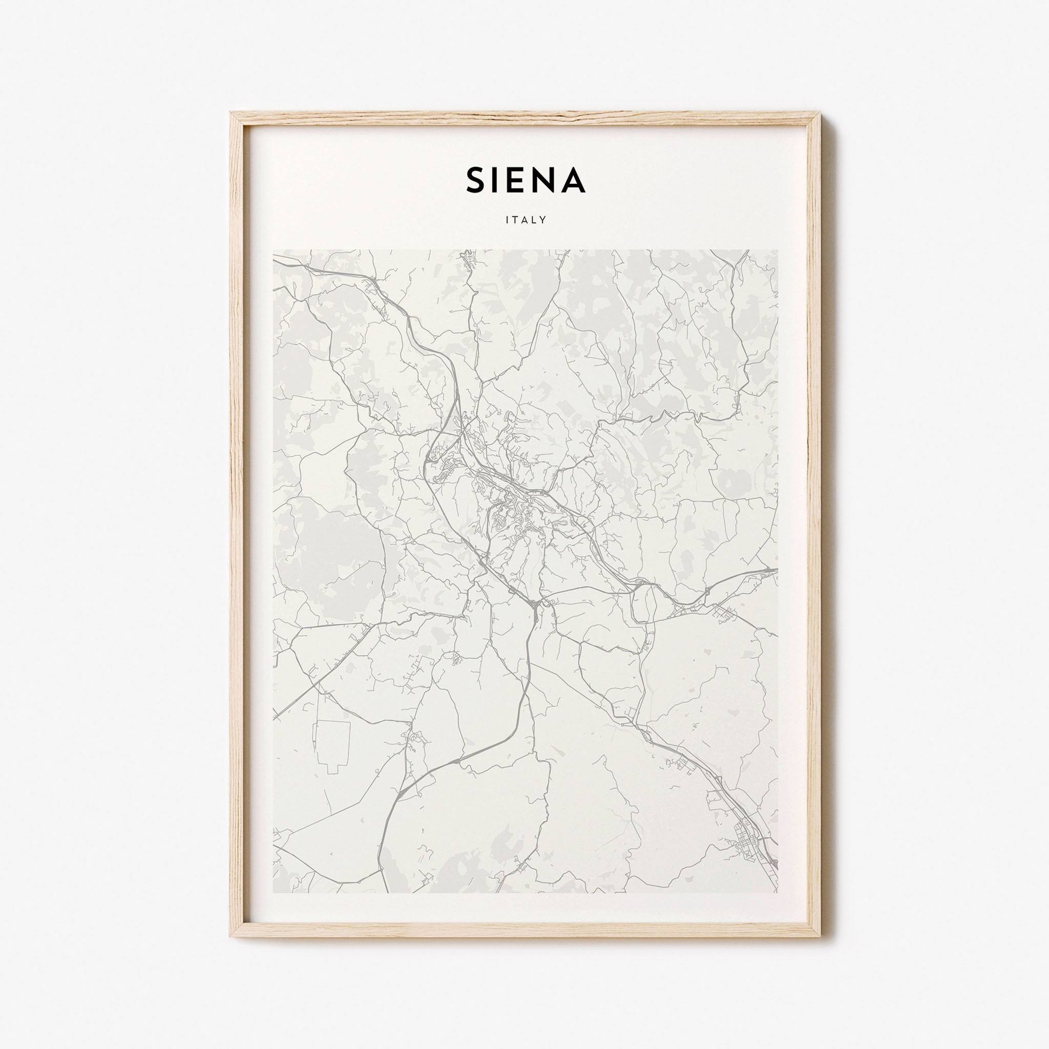 Siena Map Poster, Siena Map Print, Siena Personalized Map Art, Siena ...