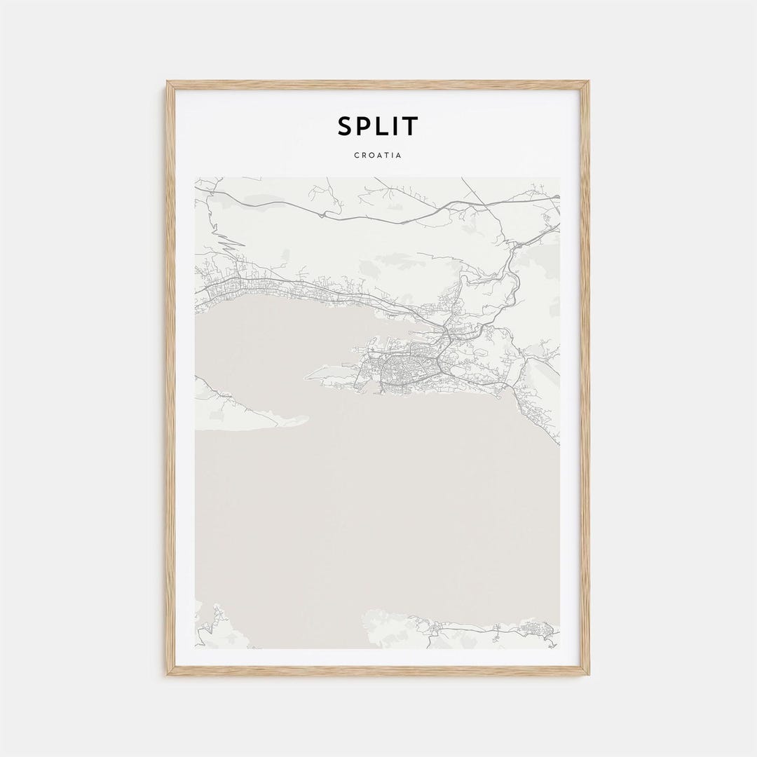 Split Map Poster, Split Map Print, Split Personalized Map Art, Split ...
