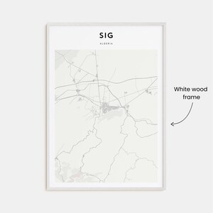 Sig Map Poster, Sig Map Print, Sig Personalized Map Art, Sig Wall Art ...