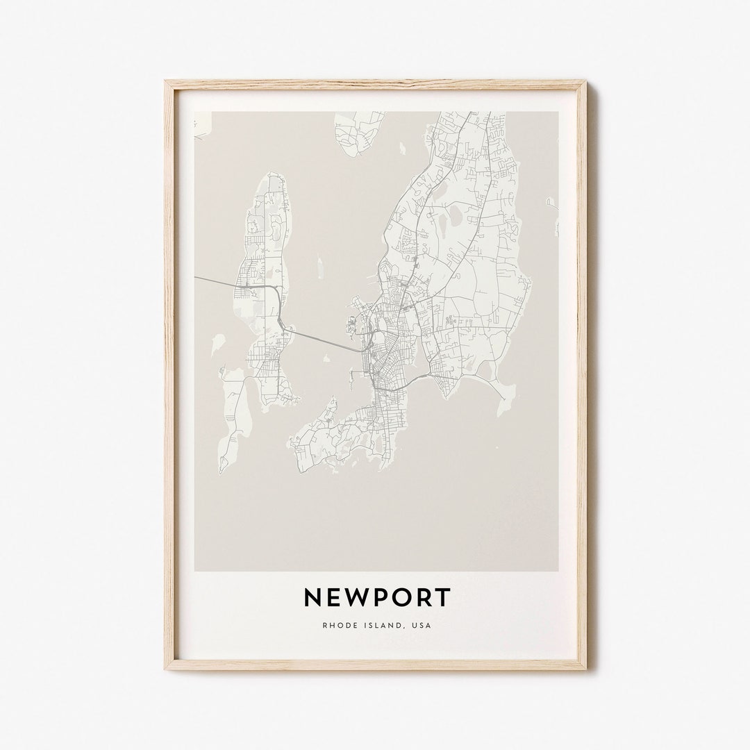 Map of Newport, Newport Map Print, Newport Map Poster, City Map Print ...