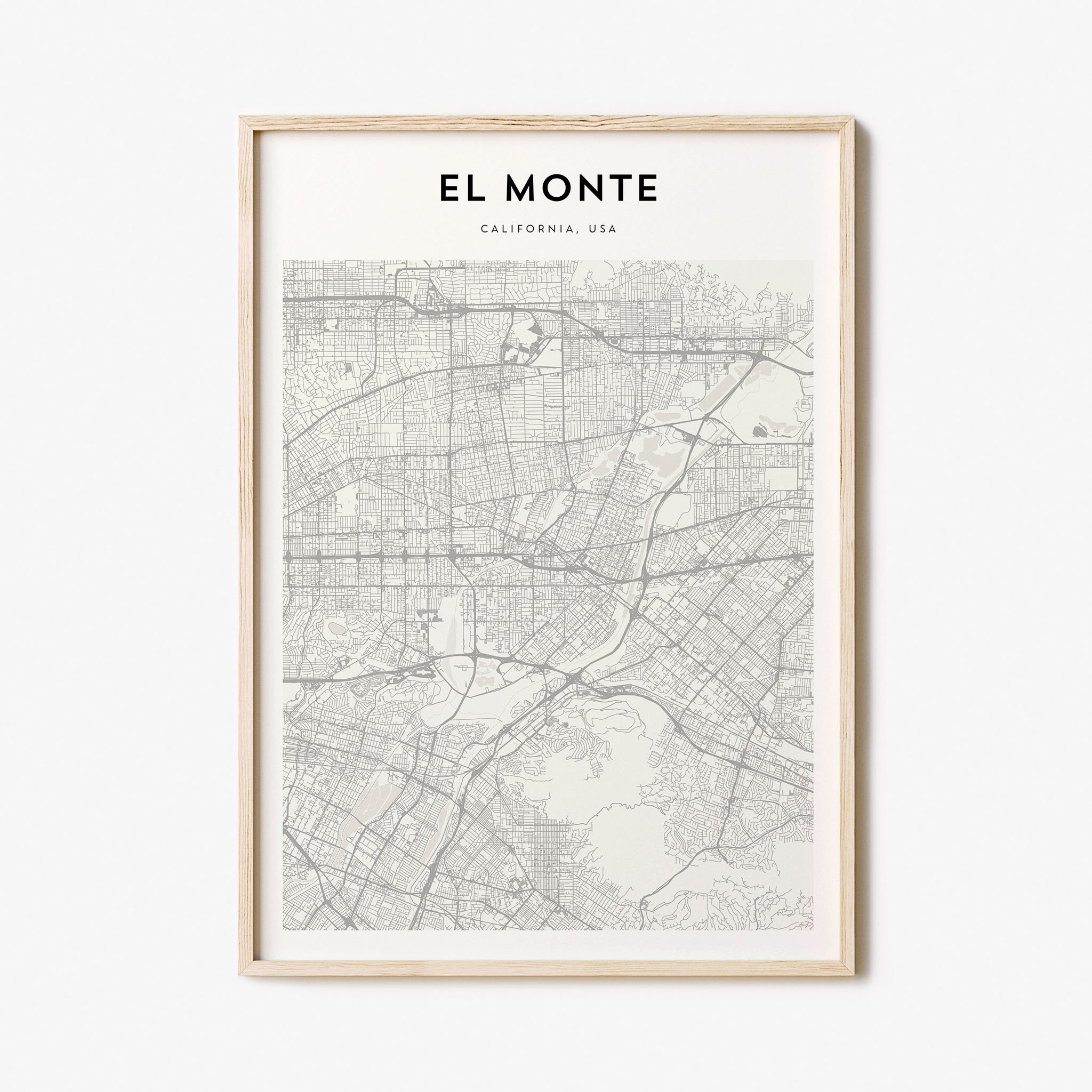 El Monte Map Poster El Monte Map Print El Monte Personalized - Etsy