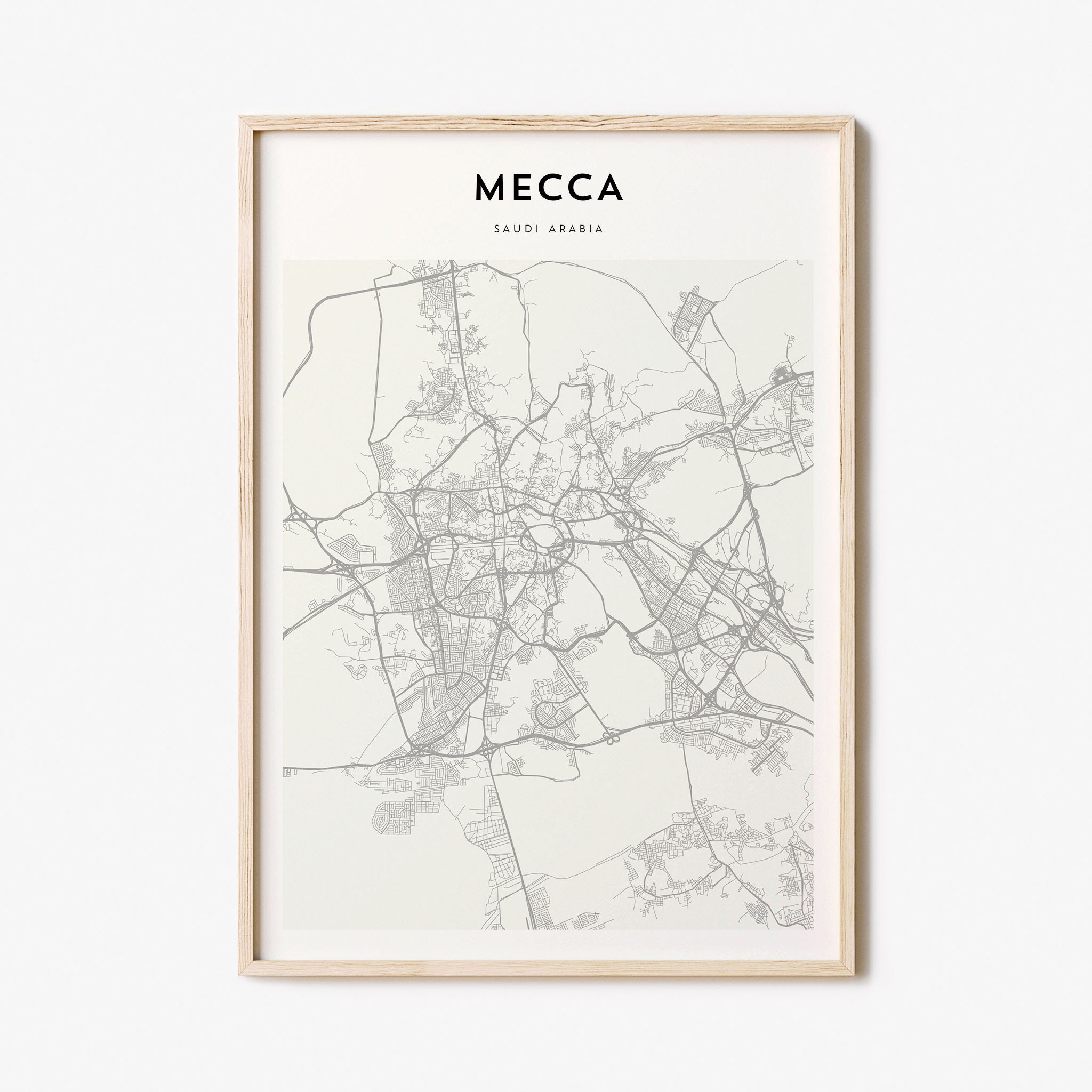 Map Of Makkah Saudi Arabia