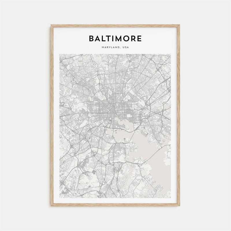 Baltimore Travel Poster - Etsy