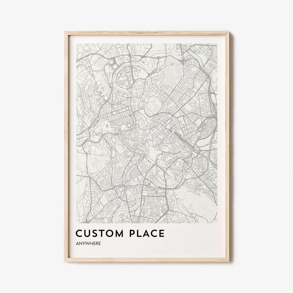 World Map Portrait - Etsy