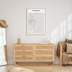 Tamarama Map Poster, Tamarama Map Print, Tamarama Personalized Map Art ...