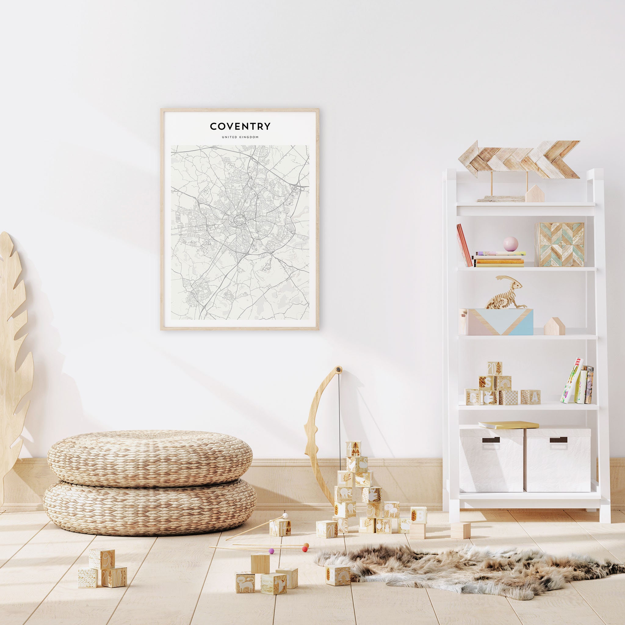 Coventry Map Poster, Coventry Map Print, Coventry Personalized Map Art ...