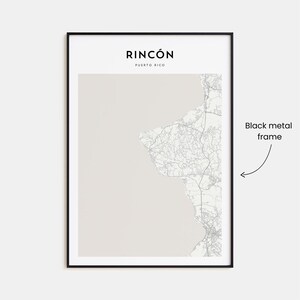 Rincon Map Poster, Rincon Map Print, Rincon Travel Wall Art, Rincon ...