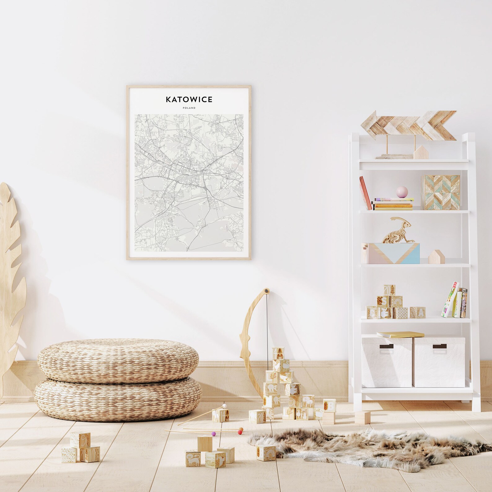 Katowice Map Poster, Katowice Map Print, Katowice Personalized Map Art ...
