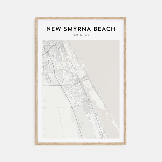 Road Map New Smyrna Beach Florida New Smyrna Beach, Florida (FL 32128,