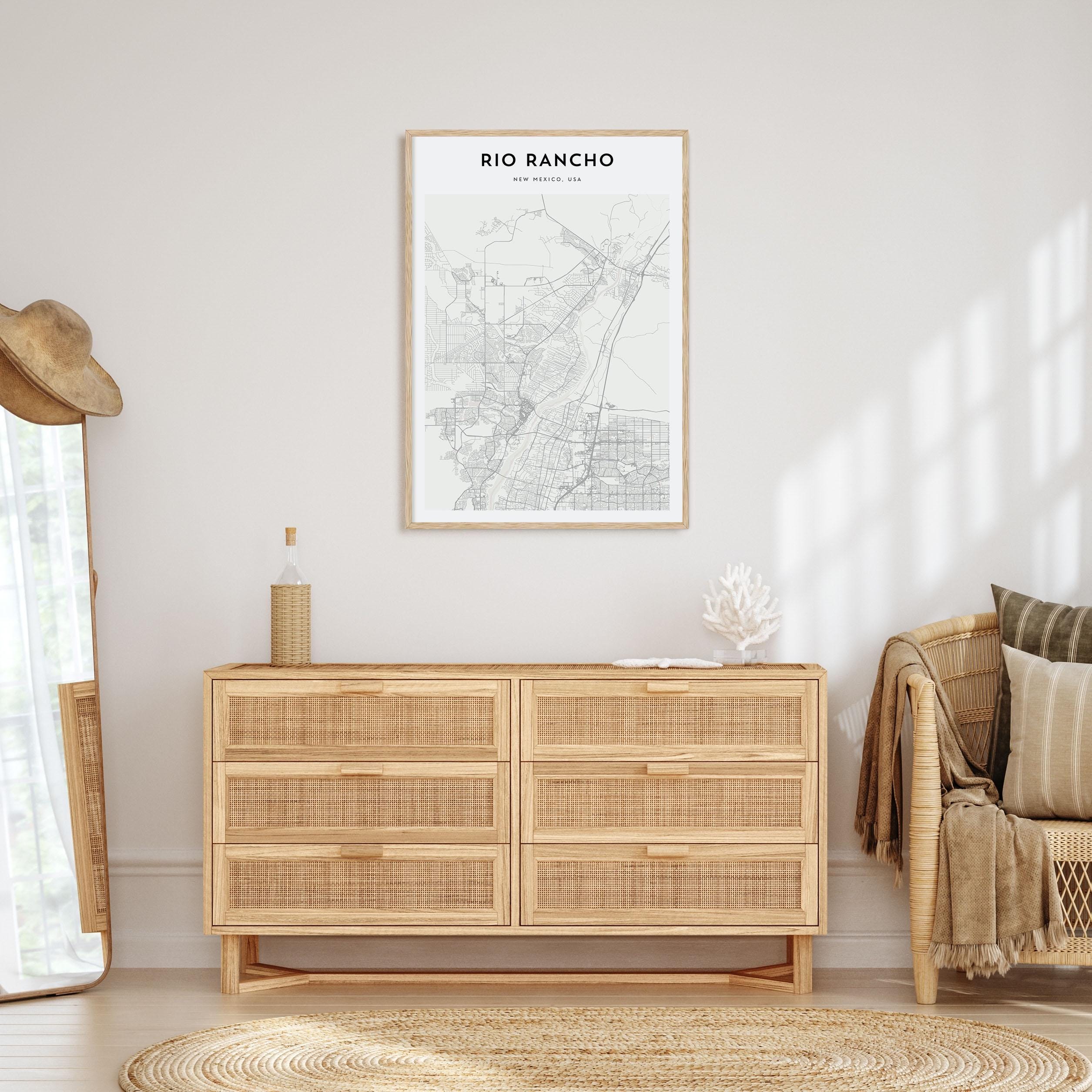 Rio Rancho Map Poster, Rio Rancho Map Print, Rio Rancho Personalized ...