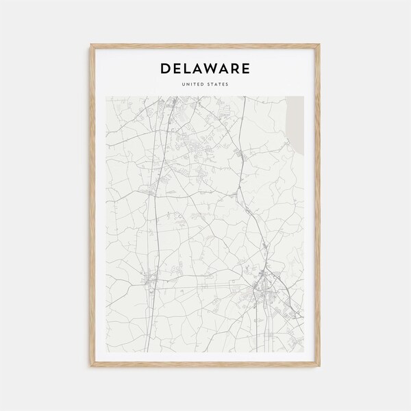 Delaware Poster - Etsy