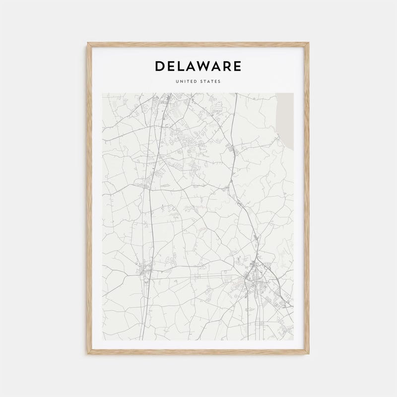 Delaware Poster - Etsy