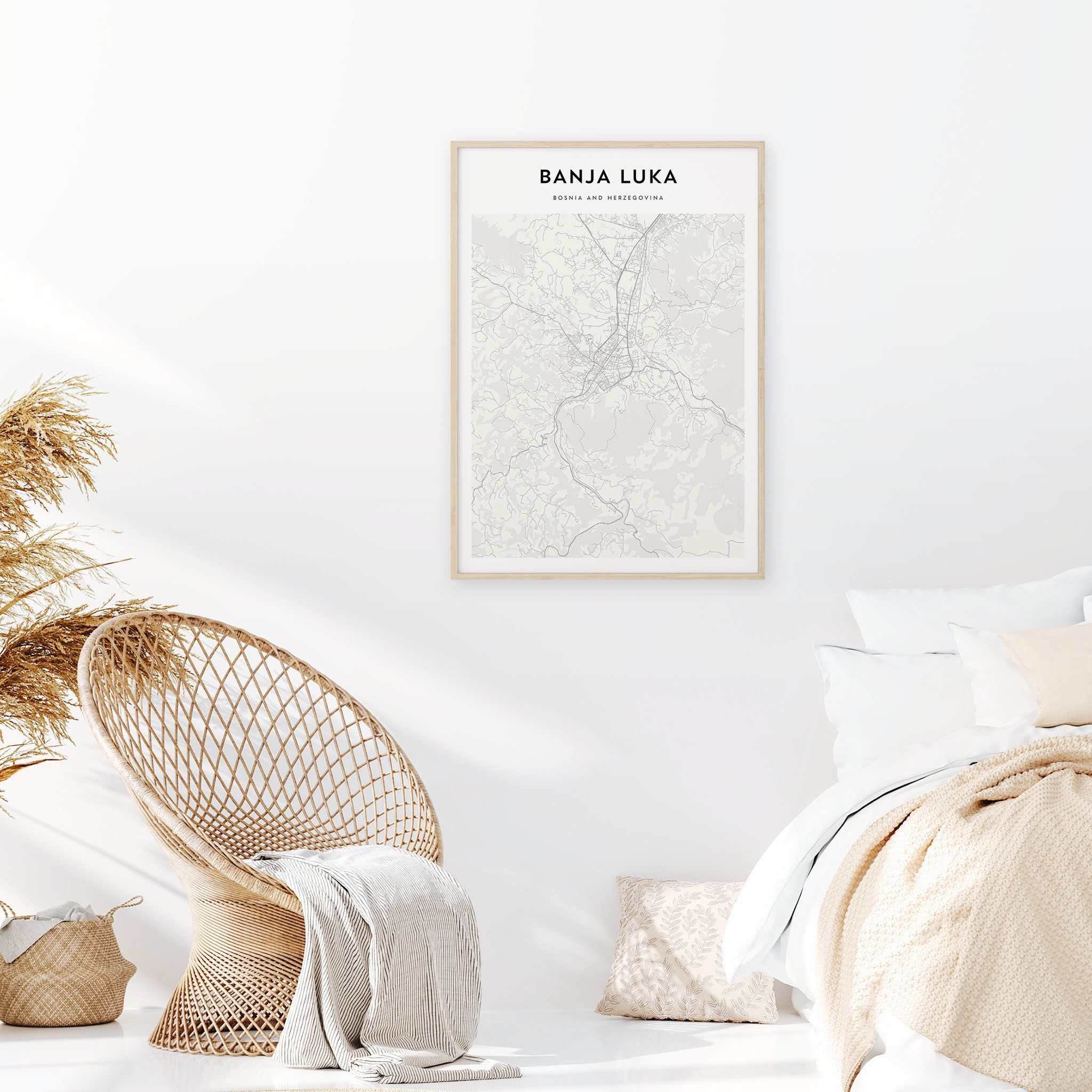 Banja Luka Map Poster, Banja Luka Map Print, Banja Luka Personalized ...