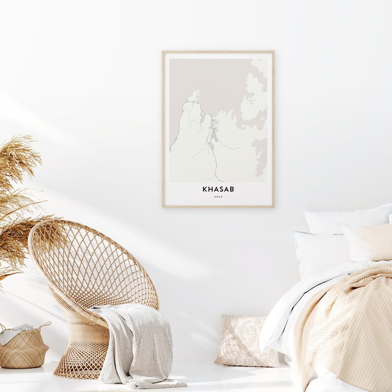 Map of Khasab Khasab Map Print Khasab Map Poster City Map - Etsy