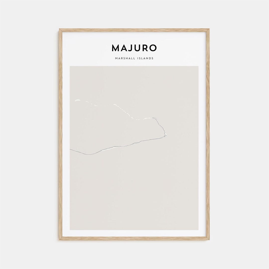 Majuro Map Poster, Majuro Map Print, Majuro Travel Wall Art, Majuro ...
