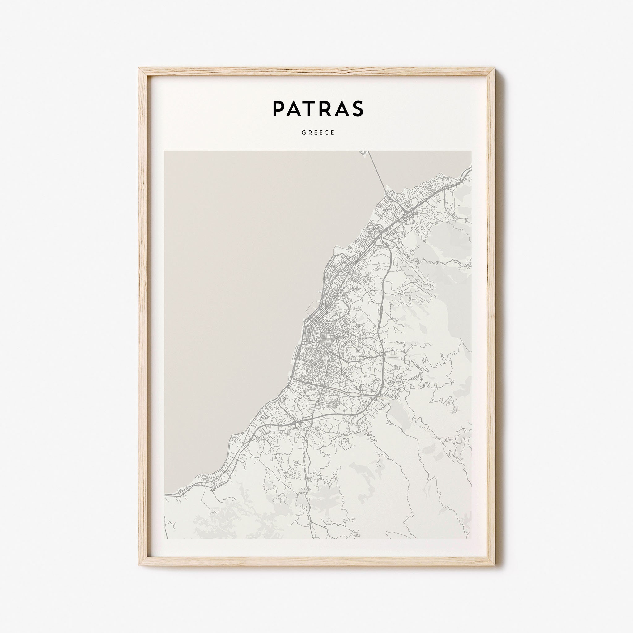 Patra Map Poster, Patra Map Print, Patra Personalized Map Art, Patra ...