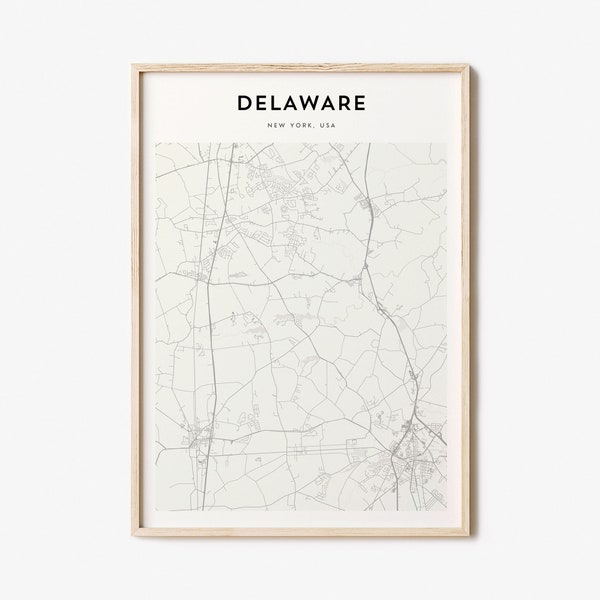 Delaware Poster - Etsy