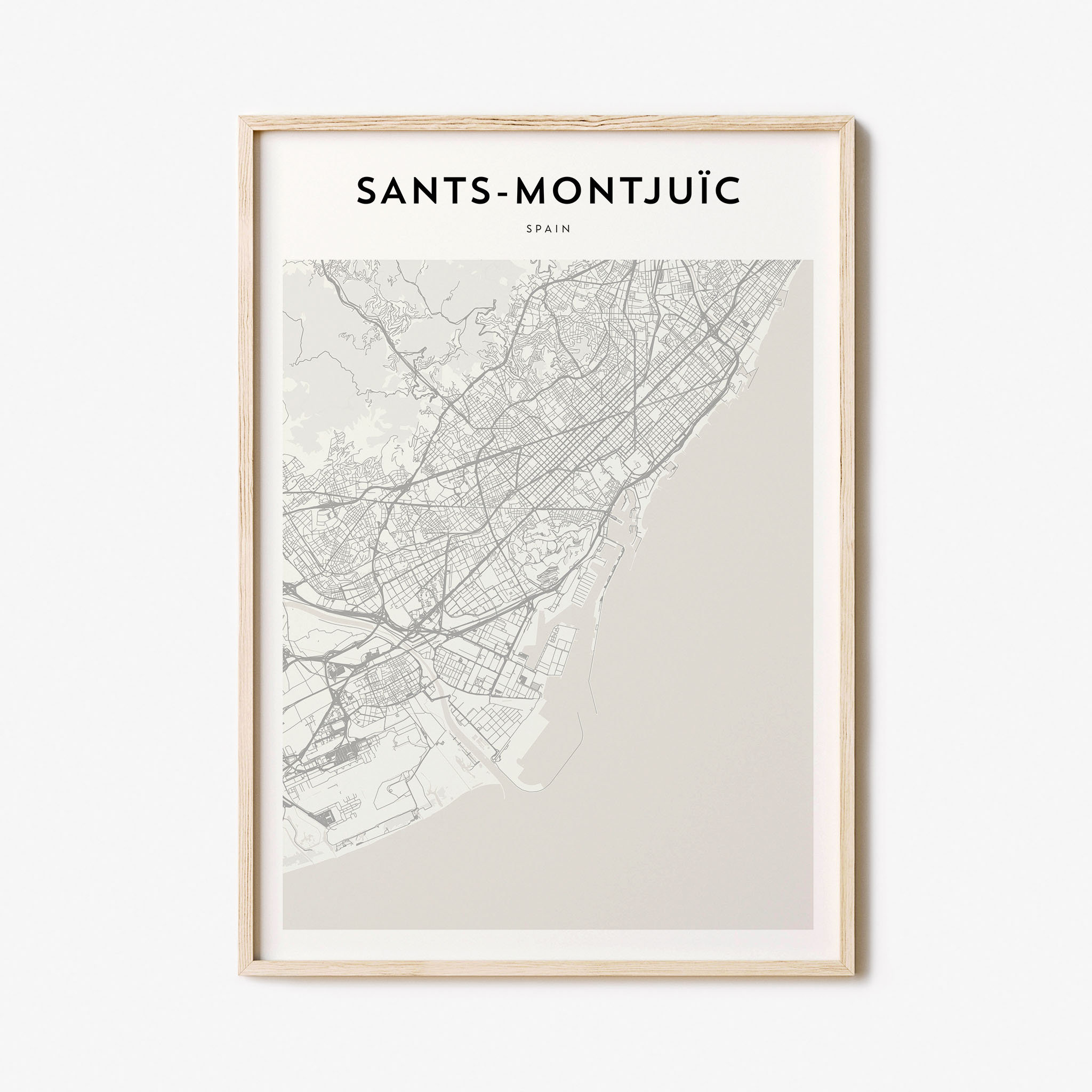 Montjuic Map