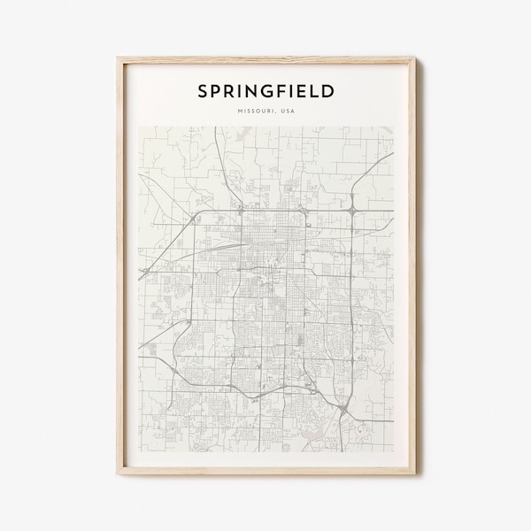 Springfield Travel Poster - Etsy