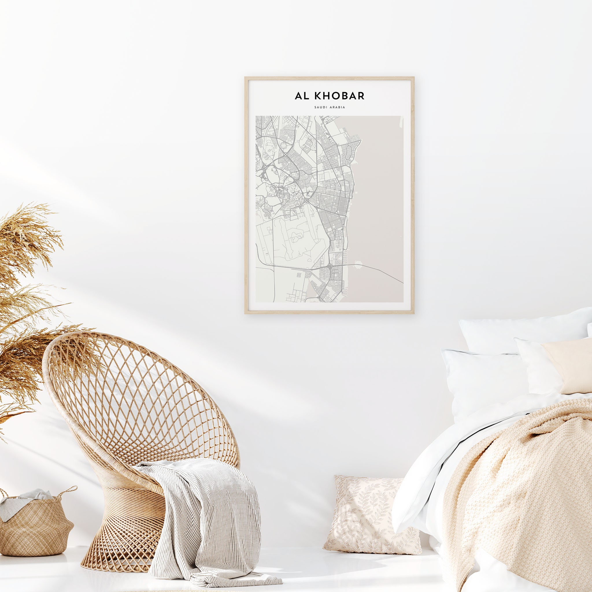 Al Khobar Map Poster, Al Khobar Map Print, Al Khobar Personalized Map ...