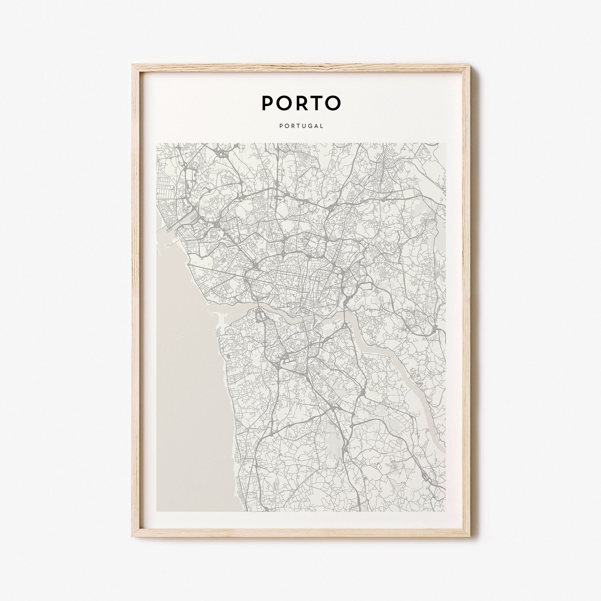 Porto Map Poster, Porto Map Print, Porto Personalized Map Art, Porto ...