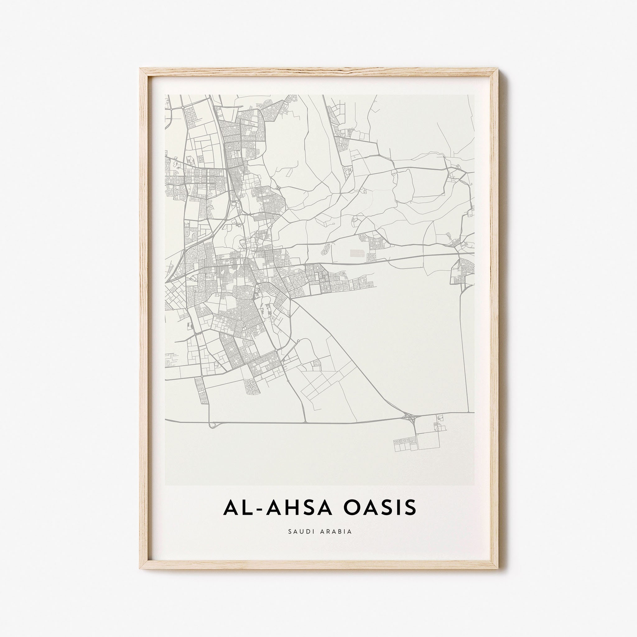 Map of Al-ahsa Oasis Al-ahsa Oasis Map Print Al-ahsa Oasis - Etsy UK