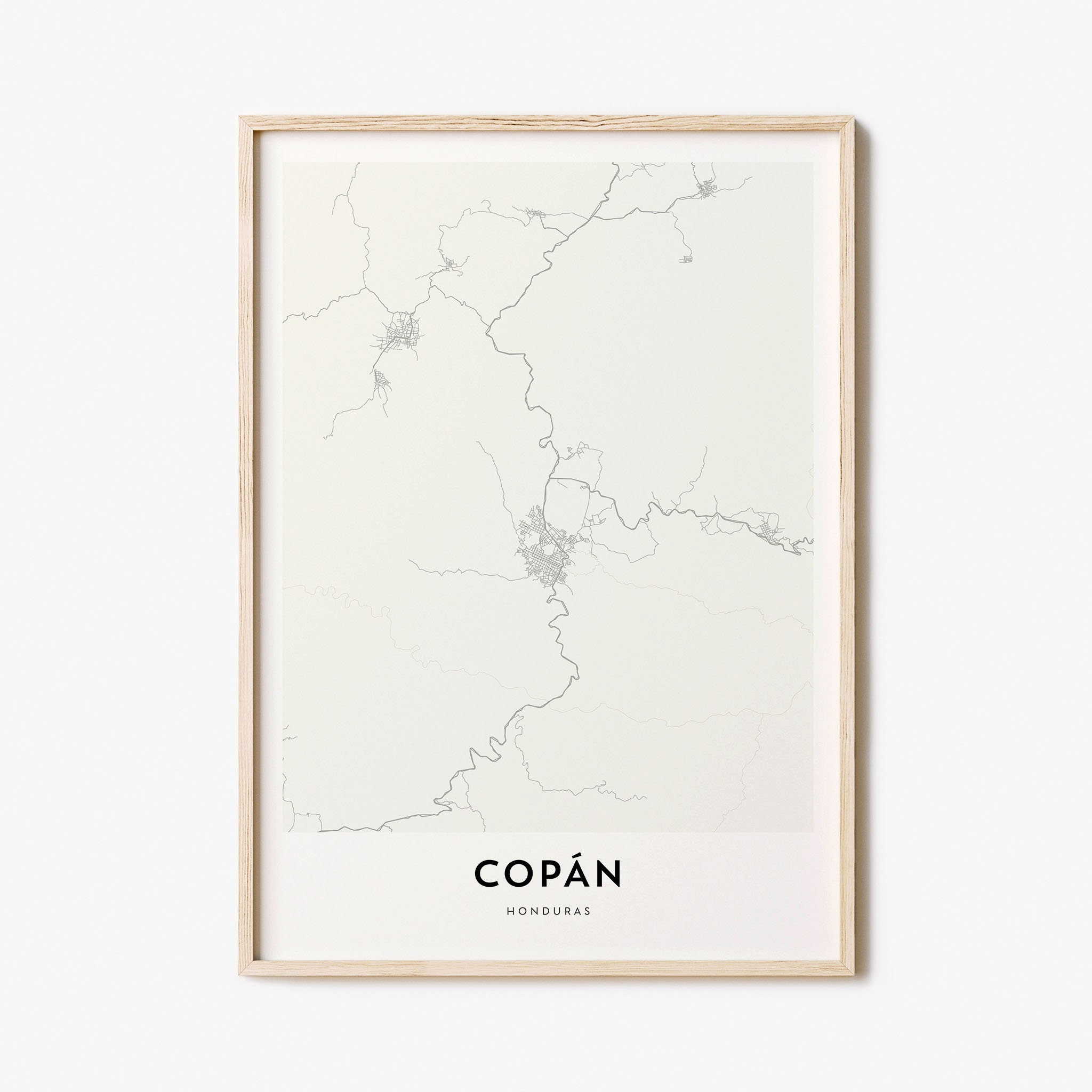 Map of Copan Copan Map Print Copan Map Poster City Map - Etsy