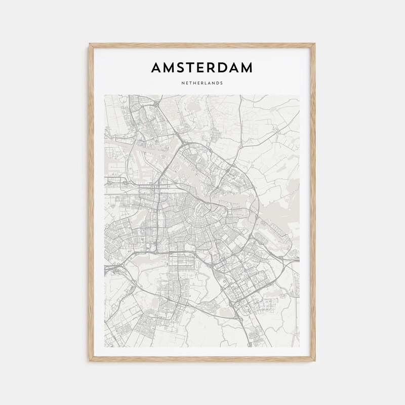Amsterdam Map - Etsy