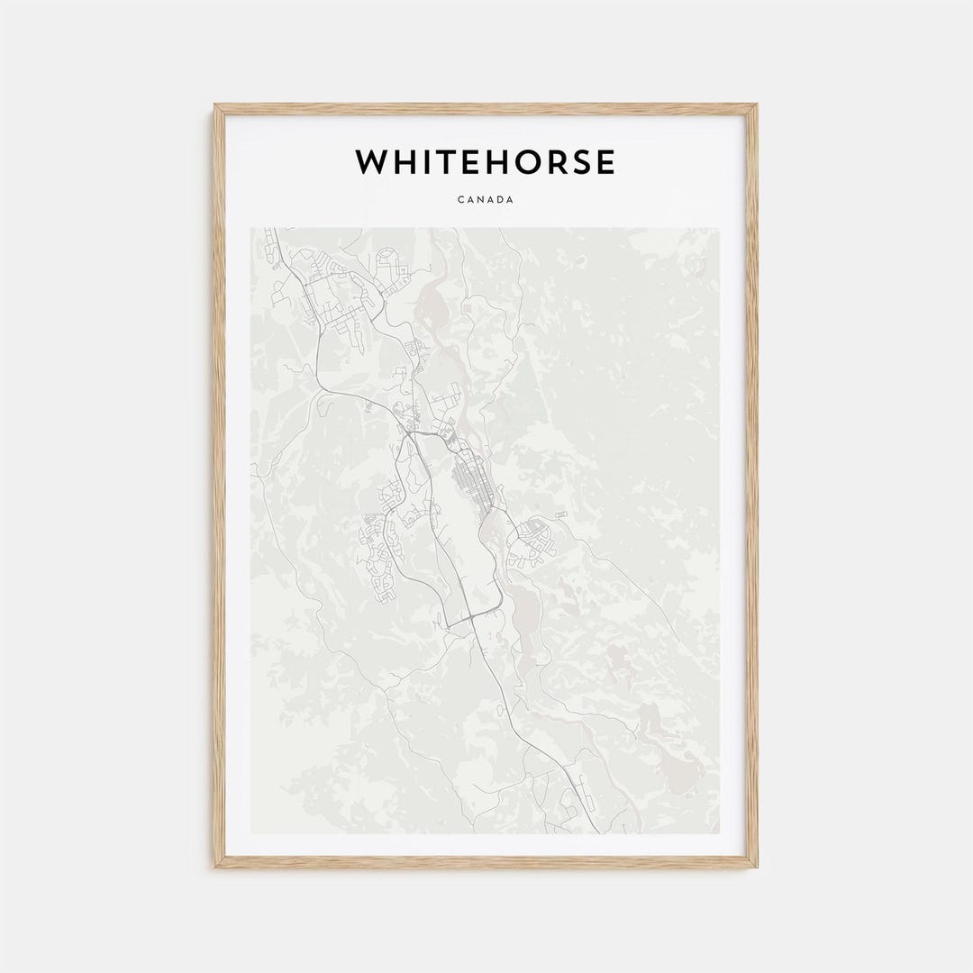 Whitehorse Map Poster, Whitehorse Map Print, Whitehorse Personalized ...