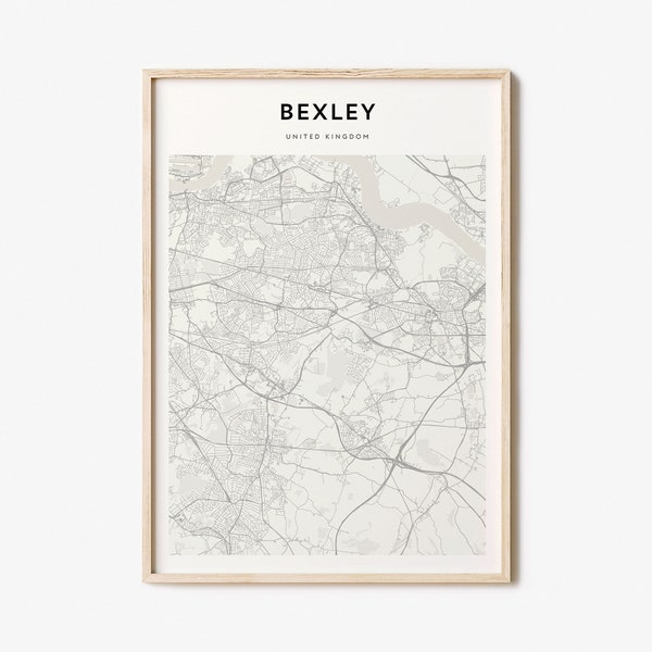 Bexley Map Art - Etsy