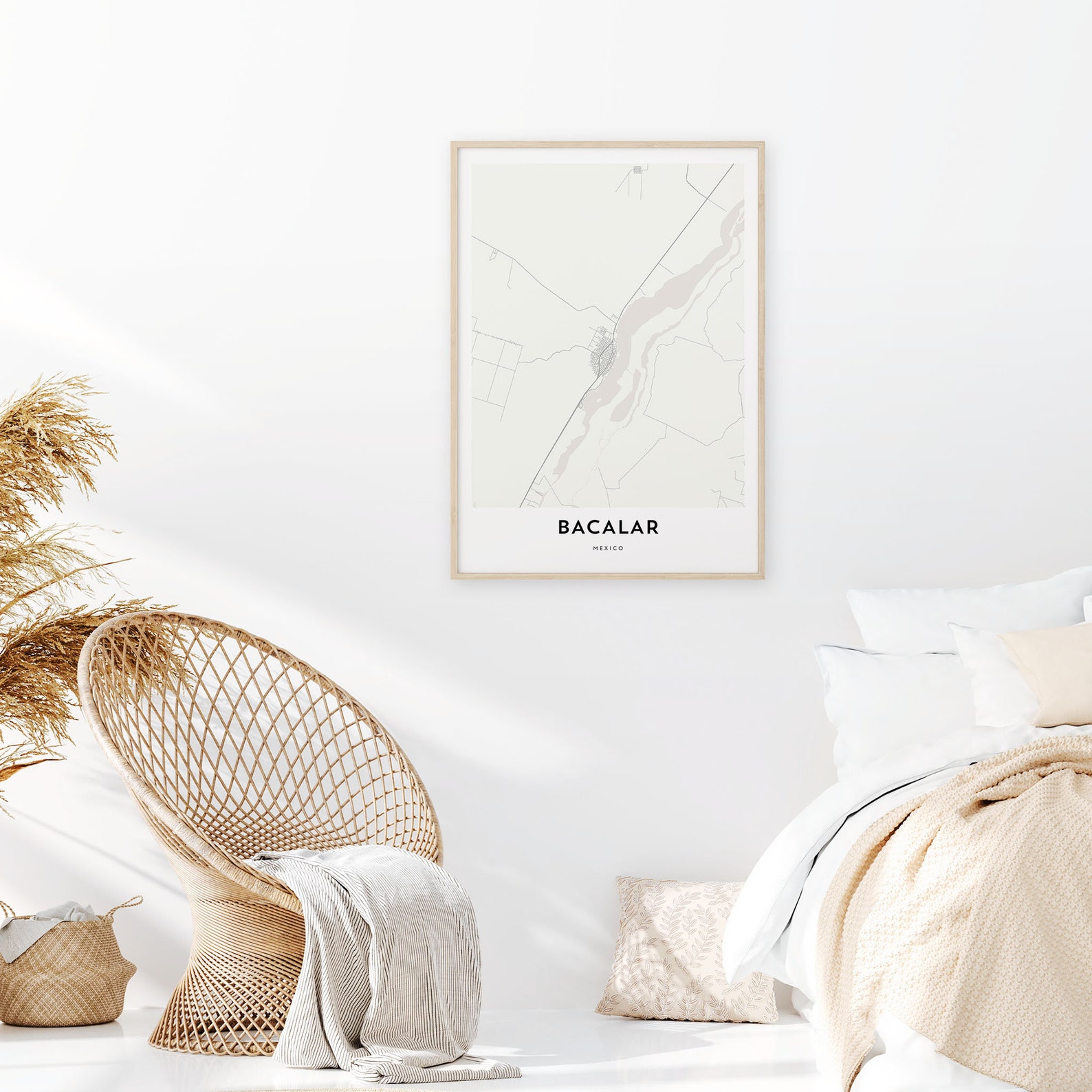 Map of Bacalar, Bacalar Map Print, Bacalar Map Poster, City Map Print ...