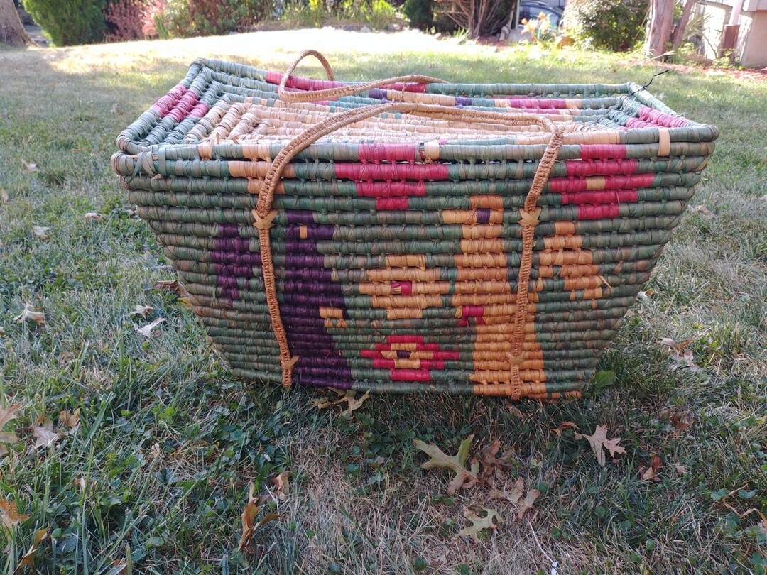 Vintage Beach or Pool Basket 1960's Good Condition - Etsy