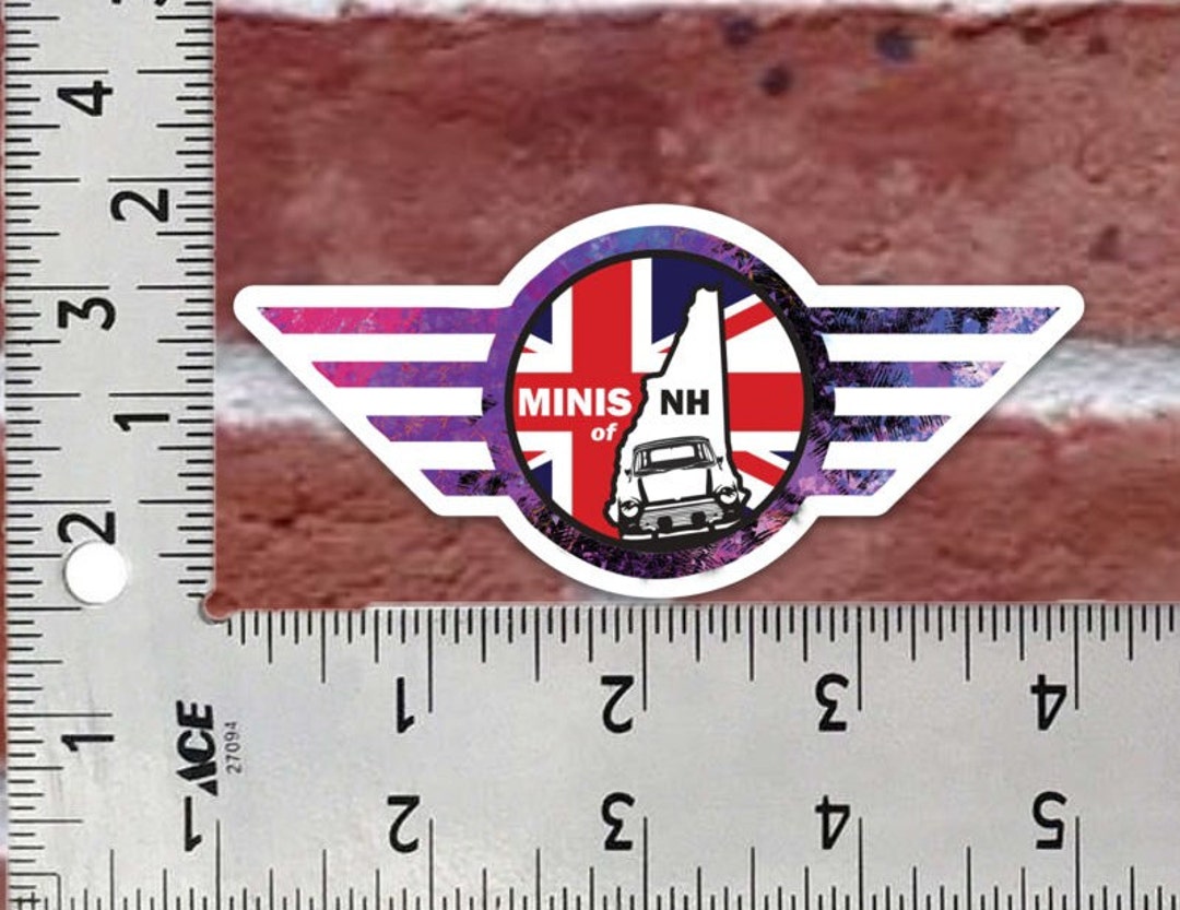 Minis of New Hampshire Logo Sticker - Etsy