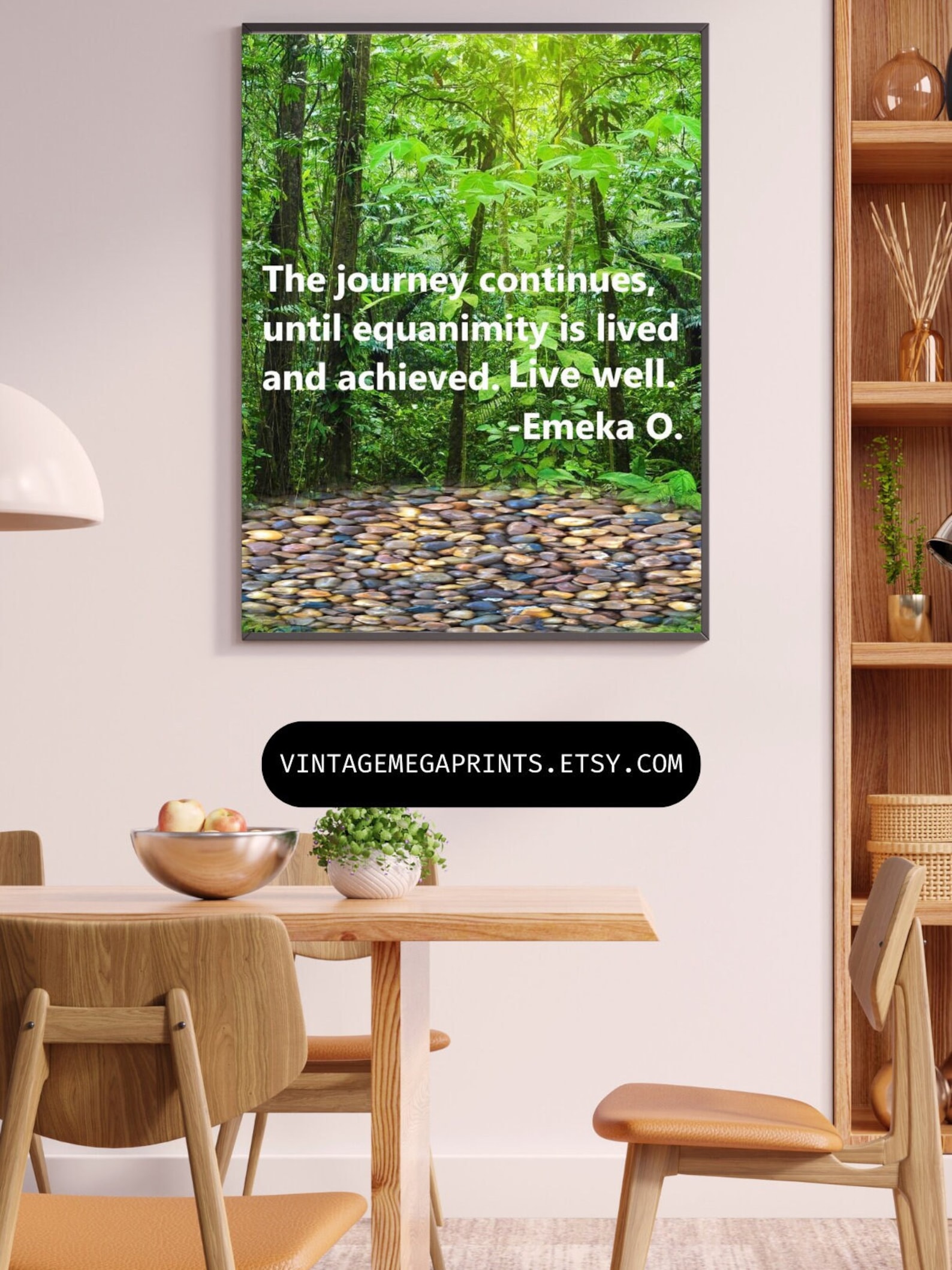 Rainforest Scene, Nature at Its Greenest and Beautiful With a Message ...
