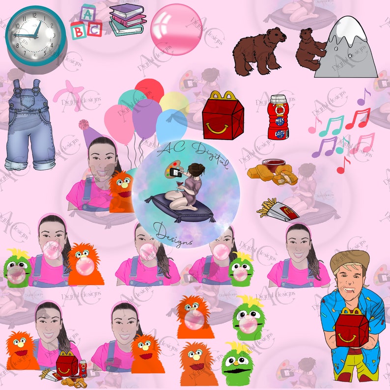 Ms Rachel Pngs Mega Bundle-songs for Littles Clipart Mega Bundle ...