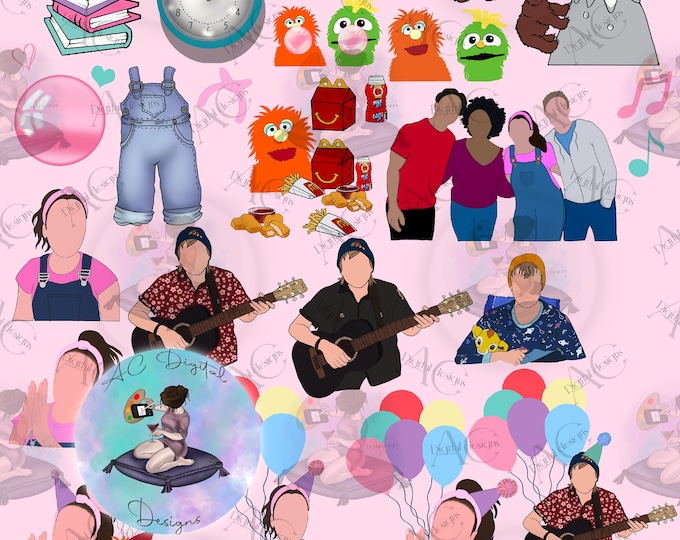 Ms Rachel Songs for Littles and Jamming With Jules Hand Drawn Clipart ...