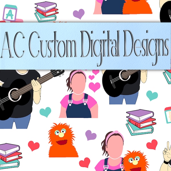 Cartoon Mrs Rachel - Etsy