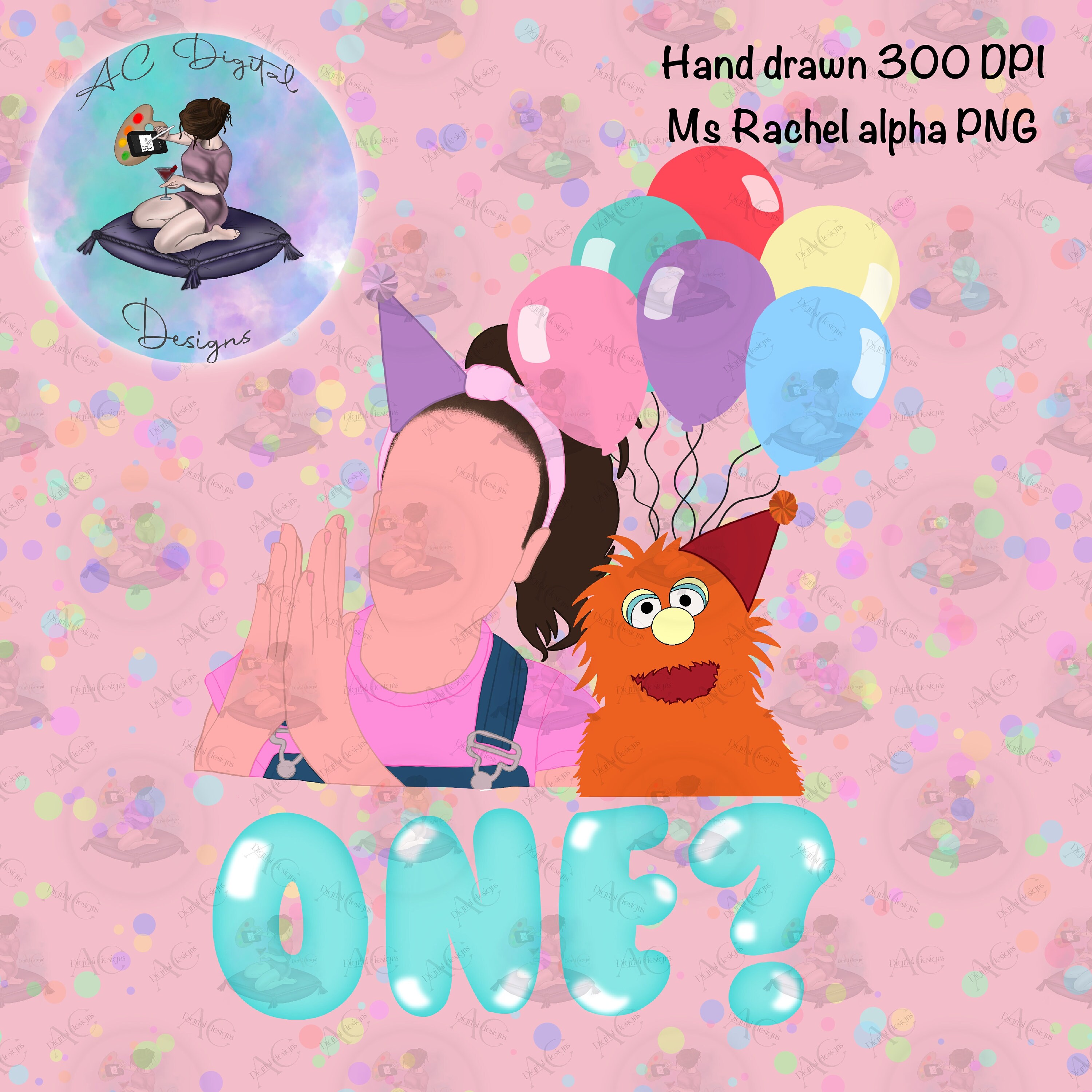 Ms Rachel Songs for Littles Jamming With Jules Birthday One Pngs-bundle ...