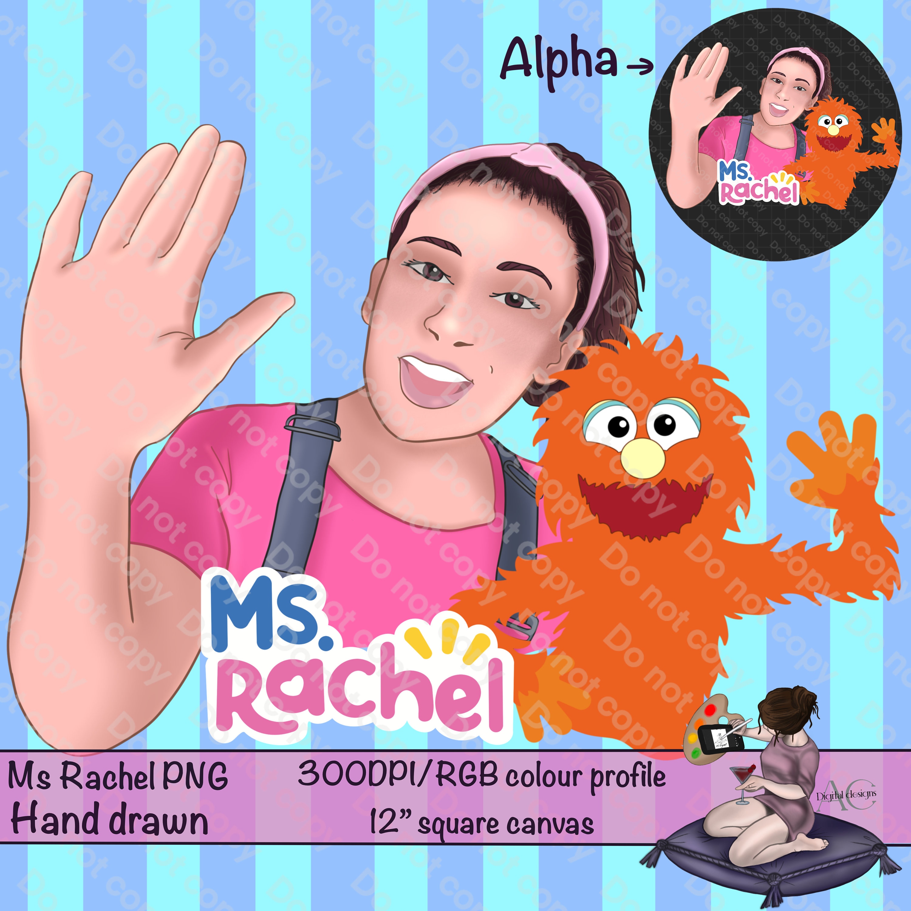 Ms Rachel Pngs Mega Bundle-songs for Littles Clipart Mega Bundle-digital Stickers-alpha Pngs-ms ...